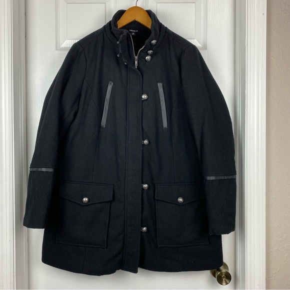 torrid | Jackets & Coats | Torrid Wool Blend Black Winter Coat | Poshmark